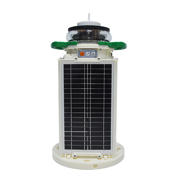 GPRS Self Contained 7NM LED Solar Marine Lantern For Fixed Structure